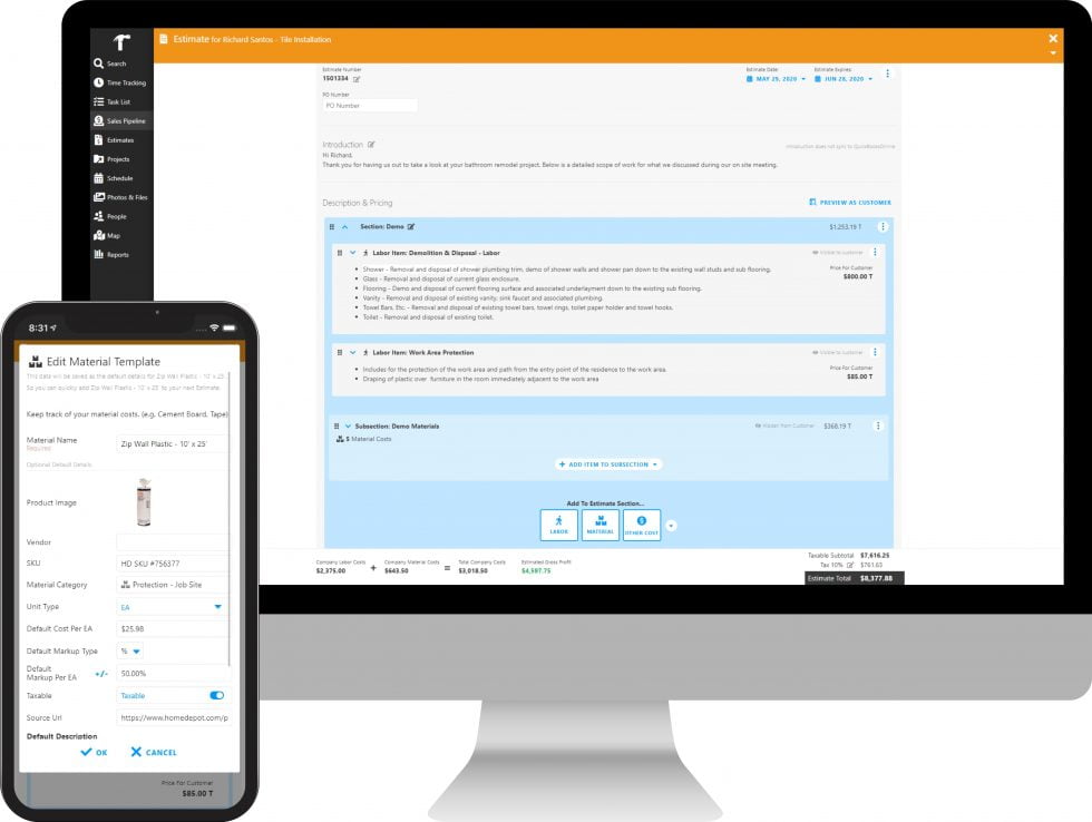 Features | Trusted Construction Management Software | Projul
