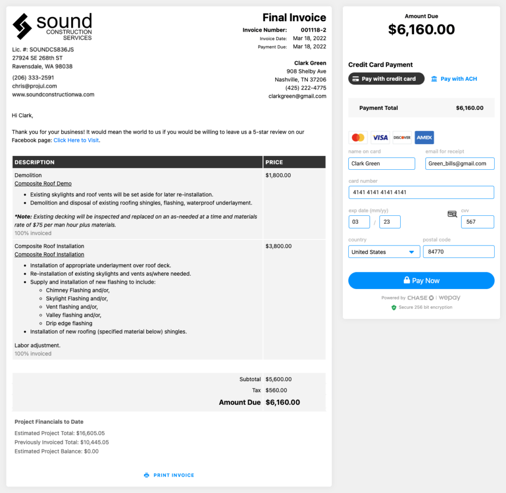 Construction Management Software | Projul